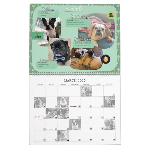 Two Page LargeCalendar, White Calendar | Zazzle