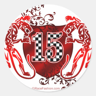 Number 15 Stickers | Zazzle