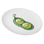 Two peas in a pod plate | Zazzle