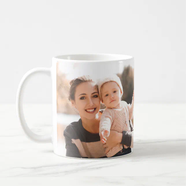 Two Photo Classic Mug | Zazzle