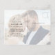 Two Photo | Faux Rose Gold Script Save the Date Announcement Postcard ...