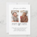 Two Photos Joint Birthday Invitation | Zazzle