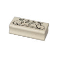 Two Rabbits - This Book Belongs to (Ex Libris) Rubber Stamp | Zazzle