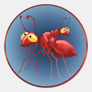 Red Ant Stickers & Sticker Designs | Zazzle