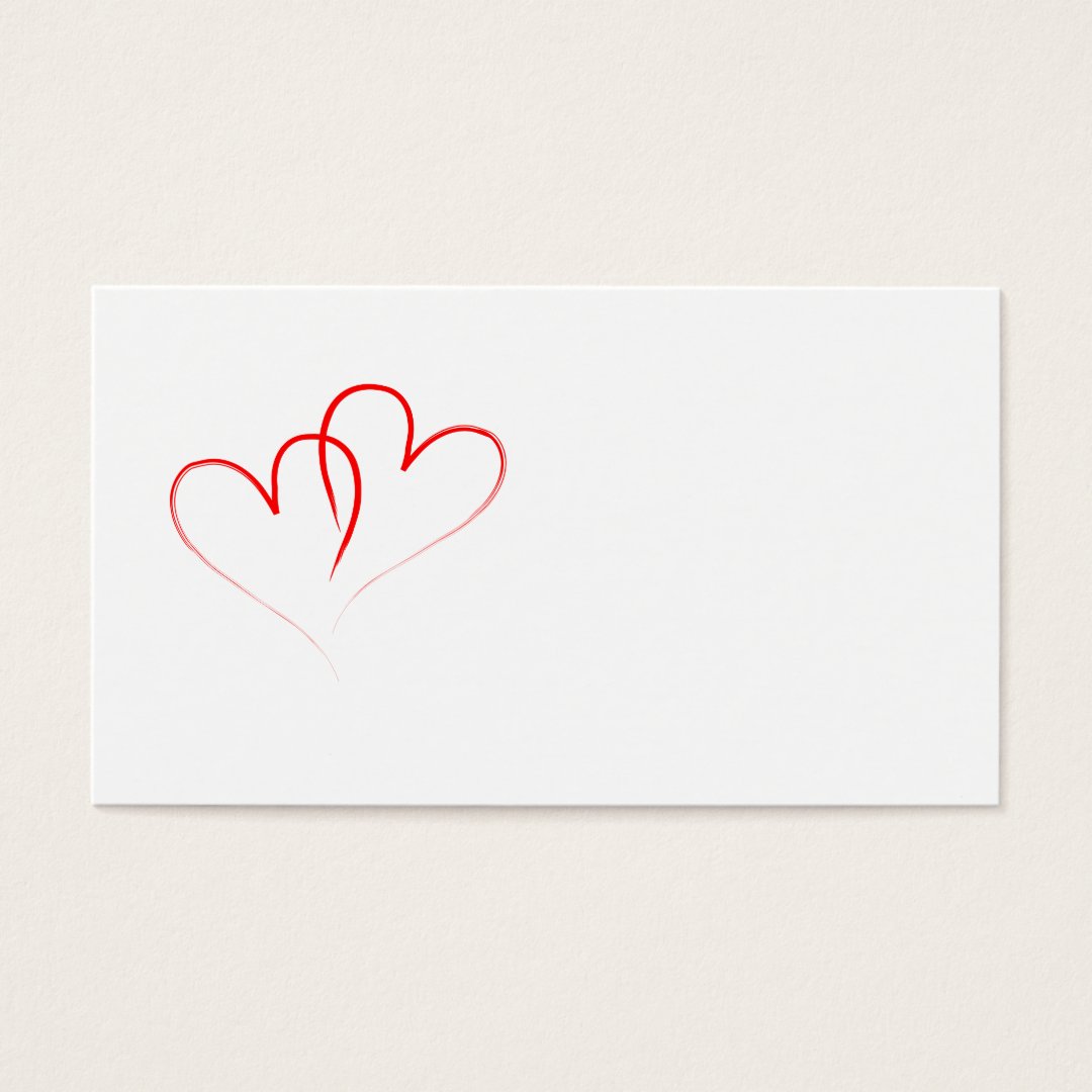 two red hearts intertwined | Zazzle