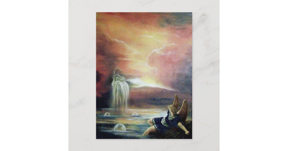 TWO SAINT JOHN AND FALLEN ANGEL POSTCARD | Zazzle