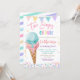 Two Scoops Of Fun Birthday Party Invitation | Zazzle