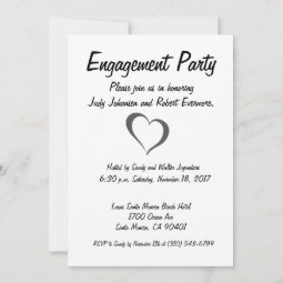 Two shall become one Black and White Invitation | Zazzle