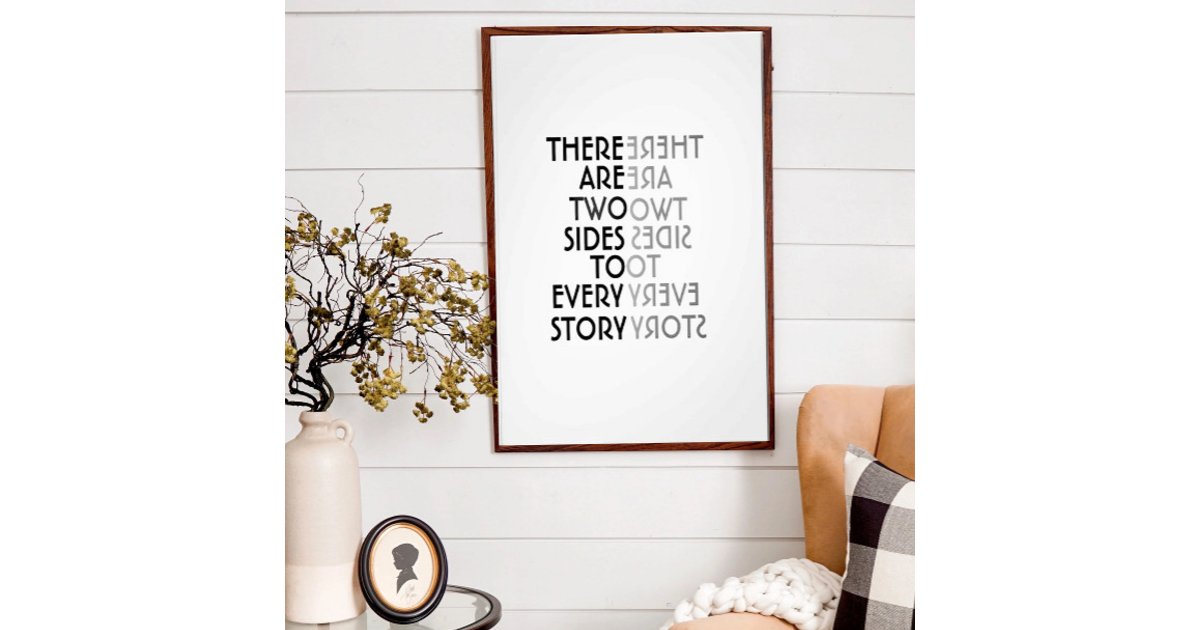 two sided poster | Zazzle