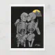 Two Skeletons Talking postcard | Zazzle