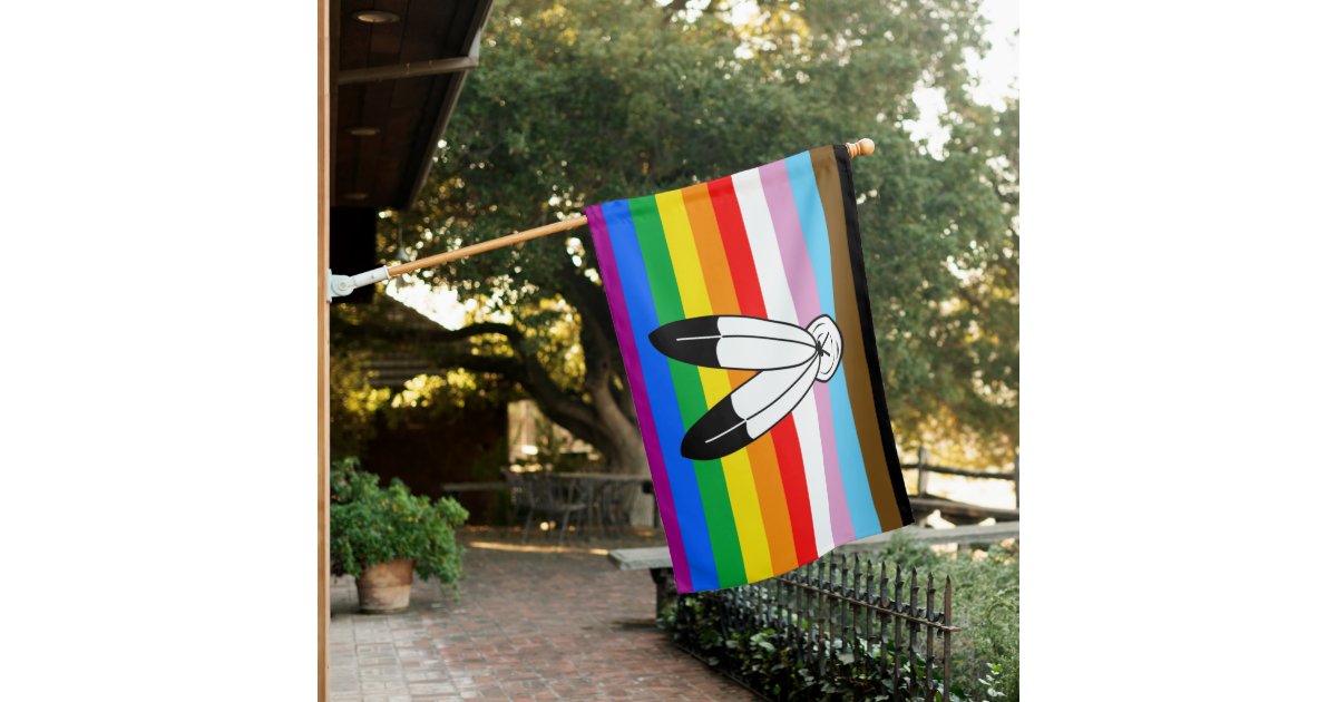 Two-Spirit LGBTQ+ Progress Pride Flag | Zazzle