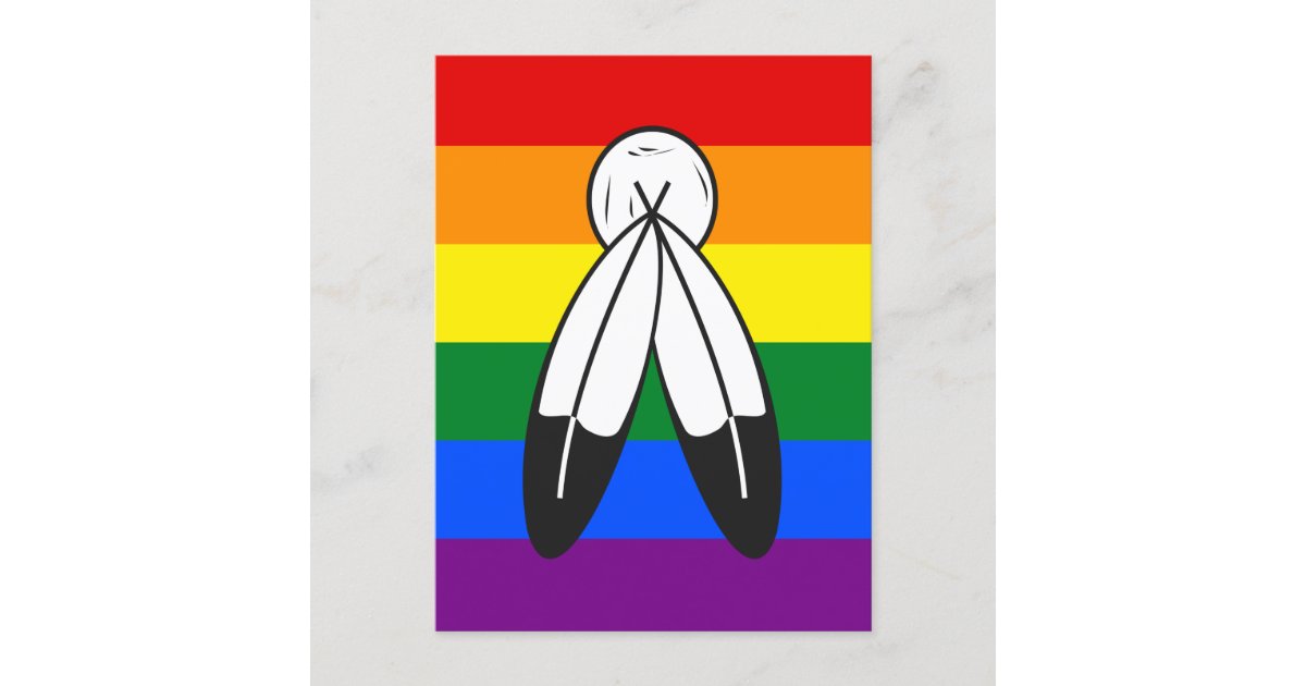 two-Spirit Pride Flag Postcard | Zazzle