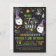 Two Spooky Birthday Invitation - Blk | Zazzle