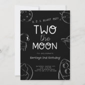 Two the Moon Invitation | Zazzle