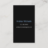 Two Tone Monogram Business Card | Zazzle