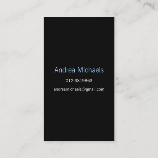 Two Tone Monogram Business Card | Zazzle