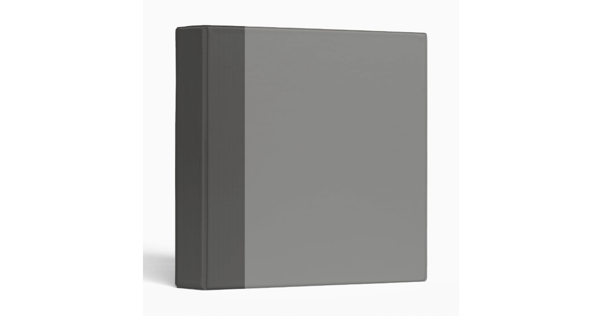 Two-Toned Gray Binder | Zazzle