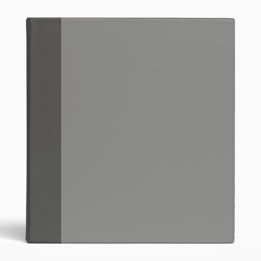 Two-Toned Gray Binder | Zazzle