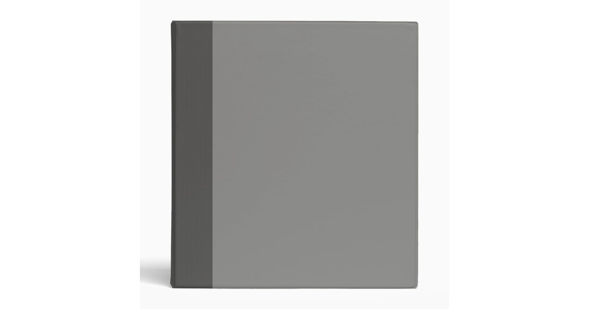 Two-Toned Gray Binder | Zazzle.com