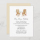 Two Watercolor Adirondack Chairs Wedding Invitation | Zazzle