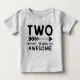 Two Whole Years of AWESOME Shirt | Zazzle