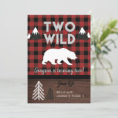 Two Wild Birthday Invitation | Zazzle