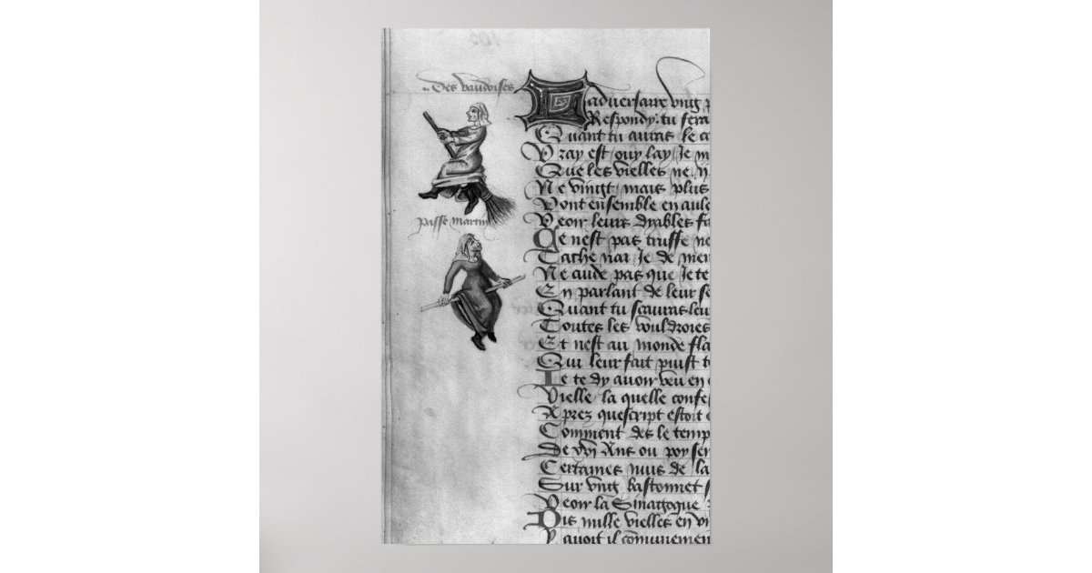 Two witches from 'Le Champion des Dames' Poster | Zazzle