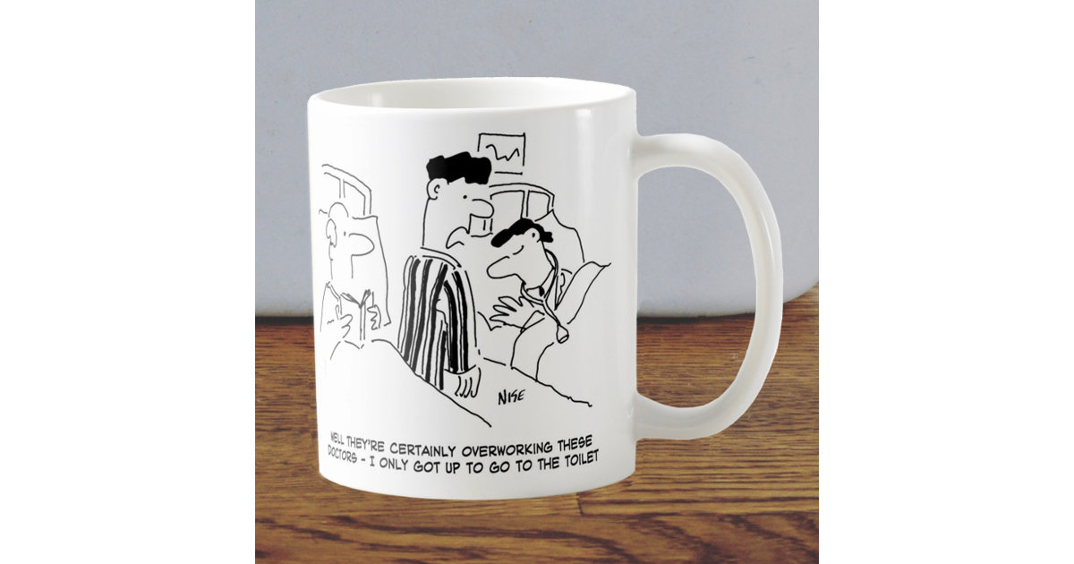Two Young Doctors Cartoons Coffee Mug | Zazzle