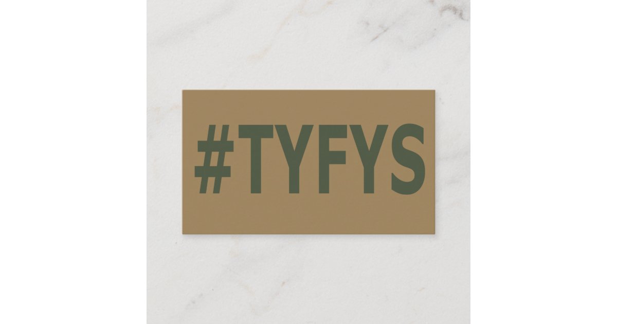 #TYFYS Business Cards | Zazzle