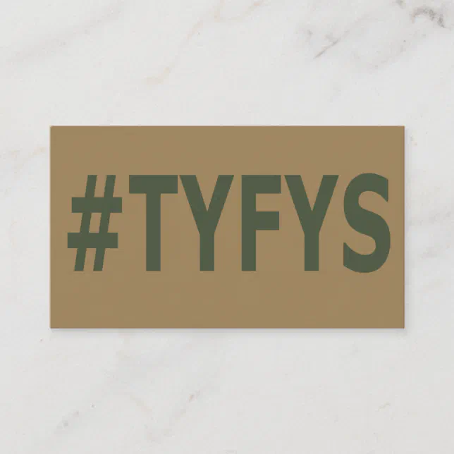 #TYFYS Business Cards | Zazzle
