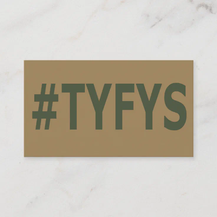 #TYFYS Business Cards | Zazzle