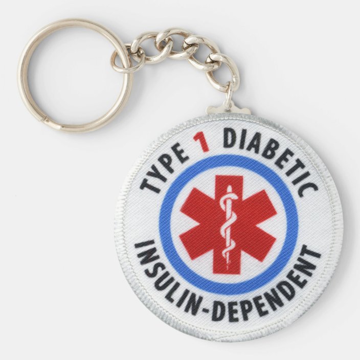 Type 1 Diabetic Keychain | Zazzle.com