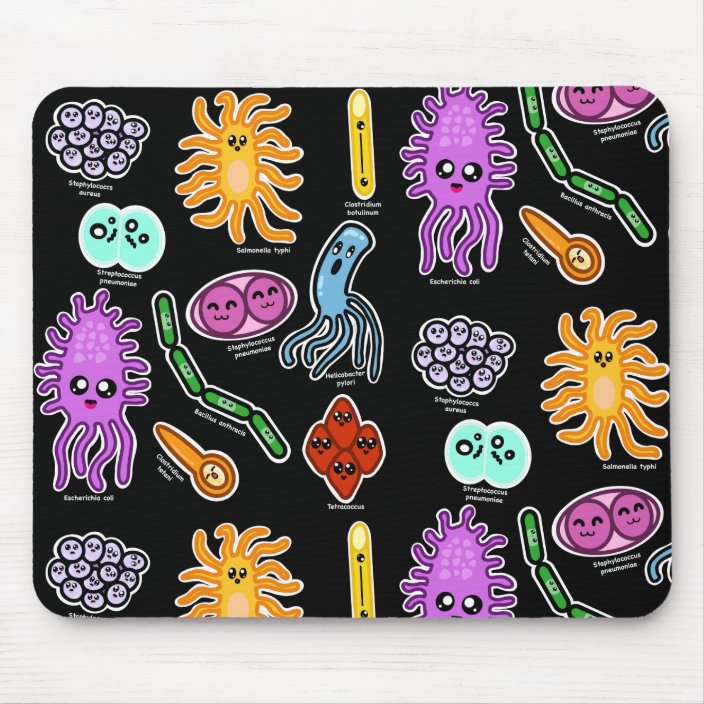 Types Of Bacteria Mouse Pad | Zazzle.com