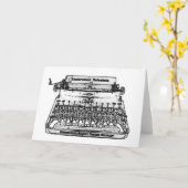 TYPEWRITER art card | Zazzle