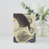 Typewriter Collage Postcard | Zazzle