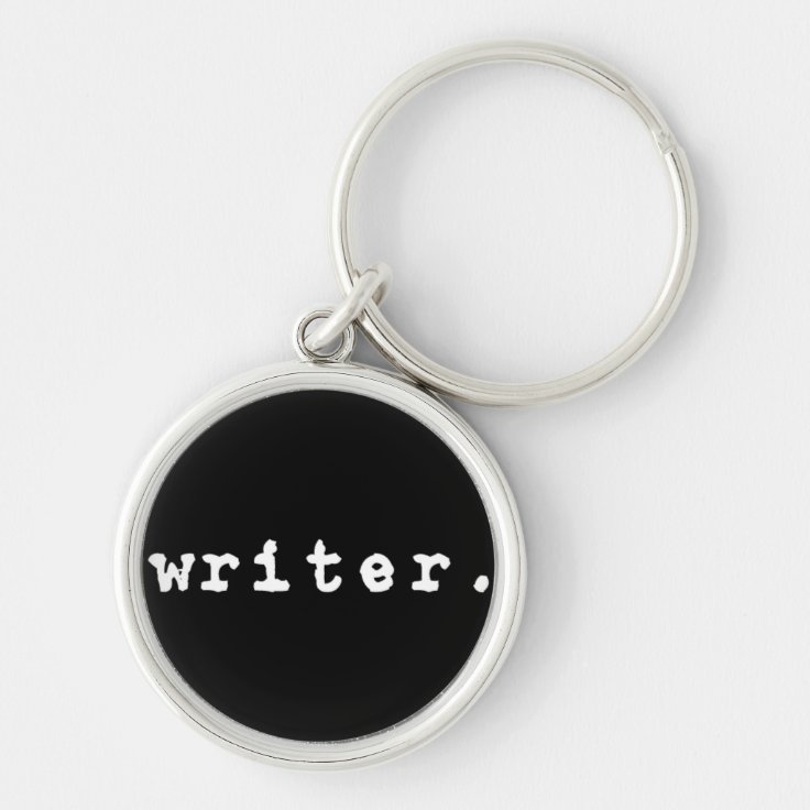 typewriter key style keychain - writer. typewriter | Zazzle