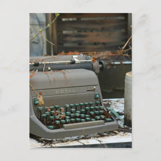 Typewriter Letter Postcard | Zazzle