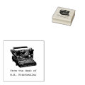 Typewriter Rubber Stamp, from the desk of Rubber Stamp | Zazzle