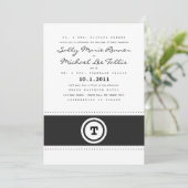 Typewriter Wedding Invitation | Zazzle