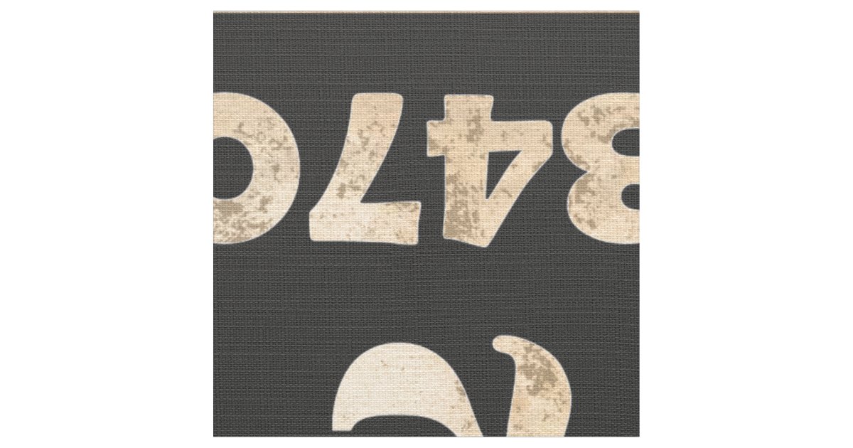 Typography Upholstery Fabric | Zazzle