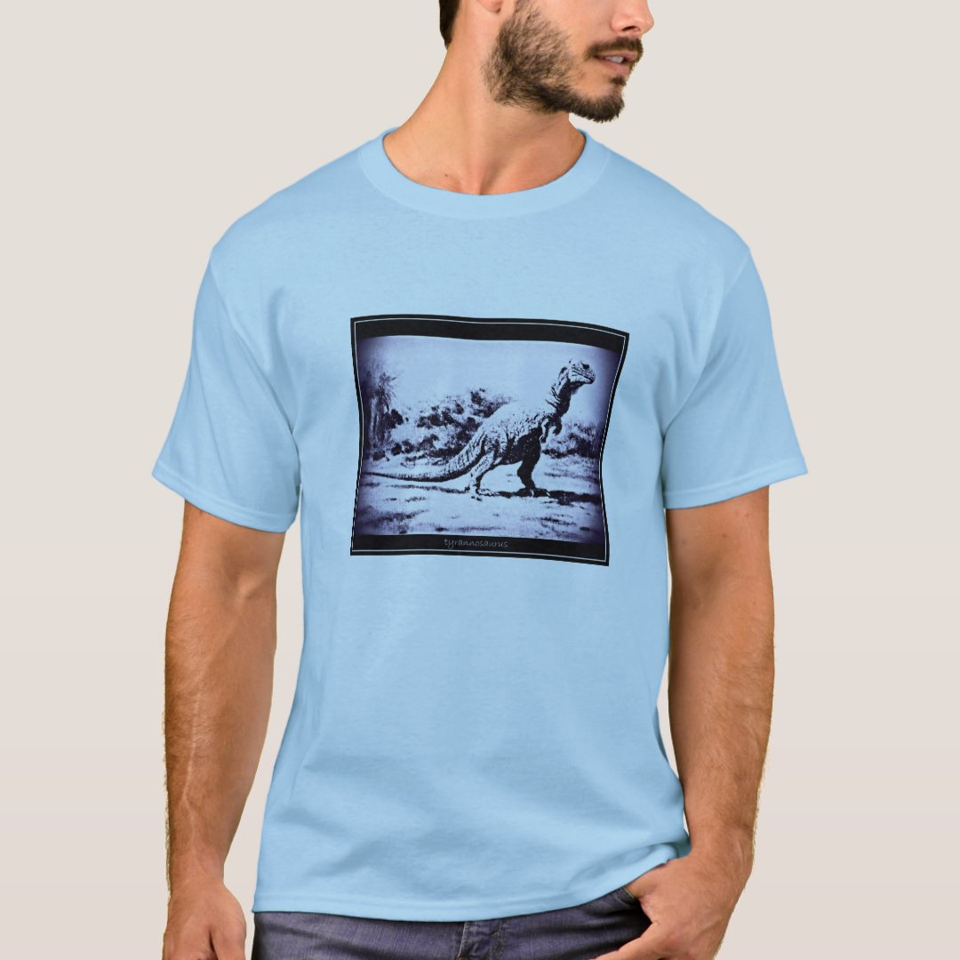 Tyrannosaurus Dinosaur T-Shirt Adult Mens (medium) | Zazzle