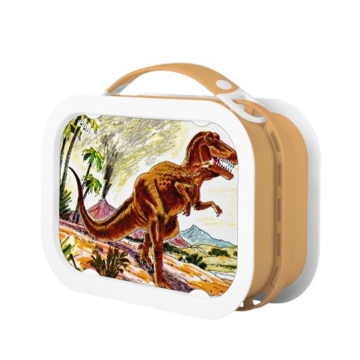Tyrannosaurus Rex Dinosaur Lunch Box | Zazzle