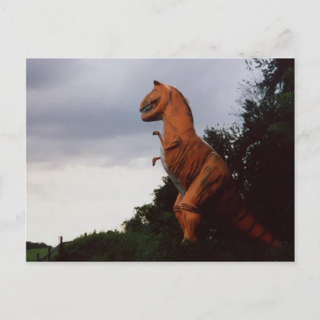 Tyrannosaurus Rex T-Rex Dinosaur Postcard Photo | Zazzle
