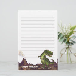 Tyrannosaurus Rex Writing Stuff Stationery | Zazzle