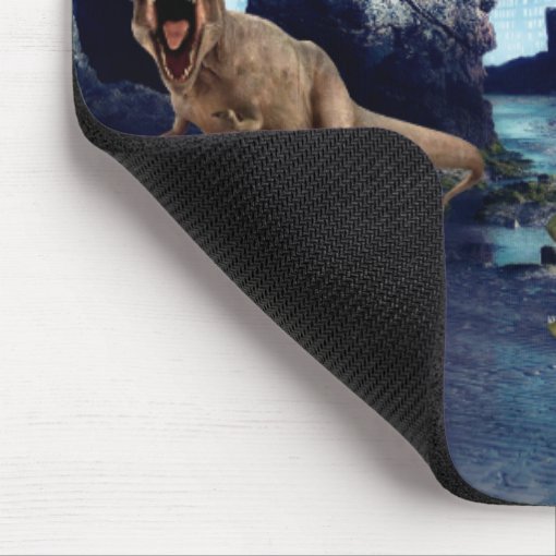 Tyrannosaurus T-Rex Dinosaur Battle Alien Planet Mouse Pad | Zazzle