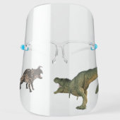 Tyrannosaurus T-Rex Dinosaur Battle Face Shield | Zazzle