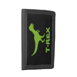 Tyrannosaurus T Rex dinosaur money wallet for boys | Zazzle