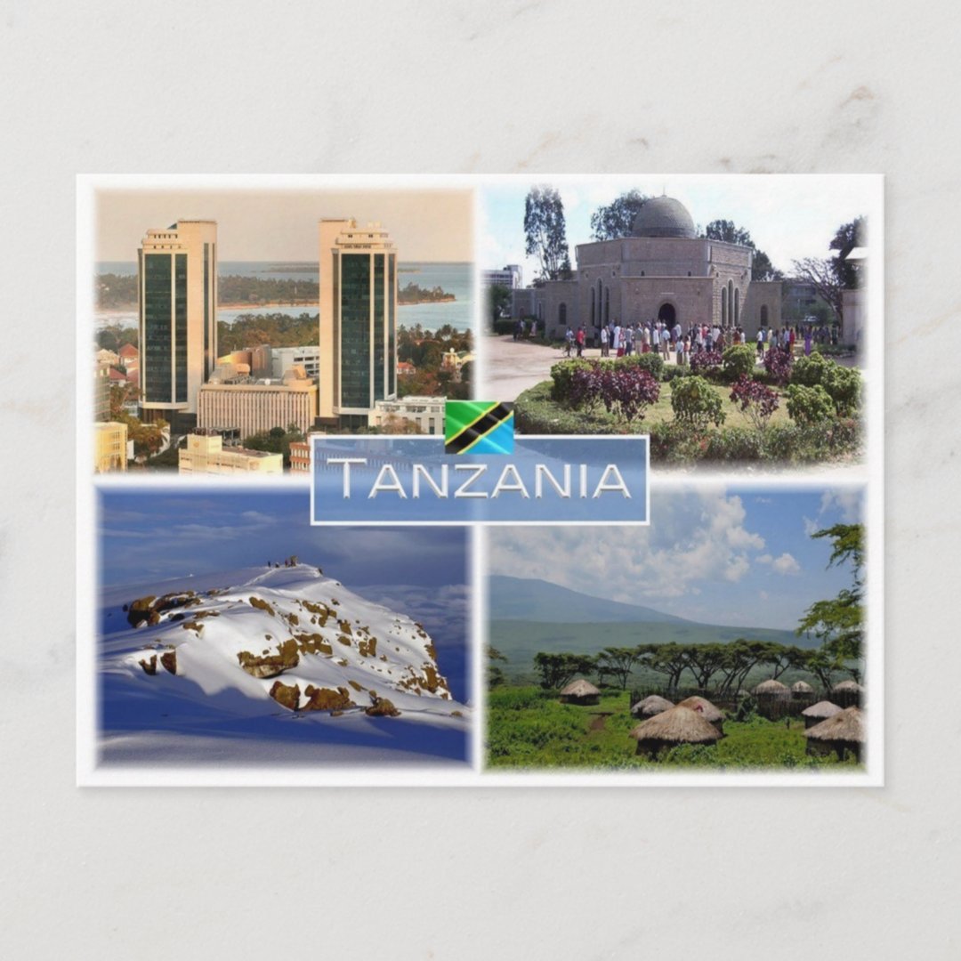 TZ - Tanzania - Postcard | Zazzle