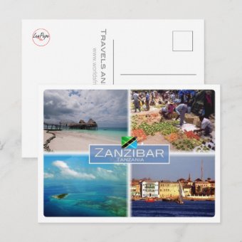 TZ - Tanzania - Zanzibar - Postcard | Zazzle