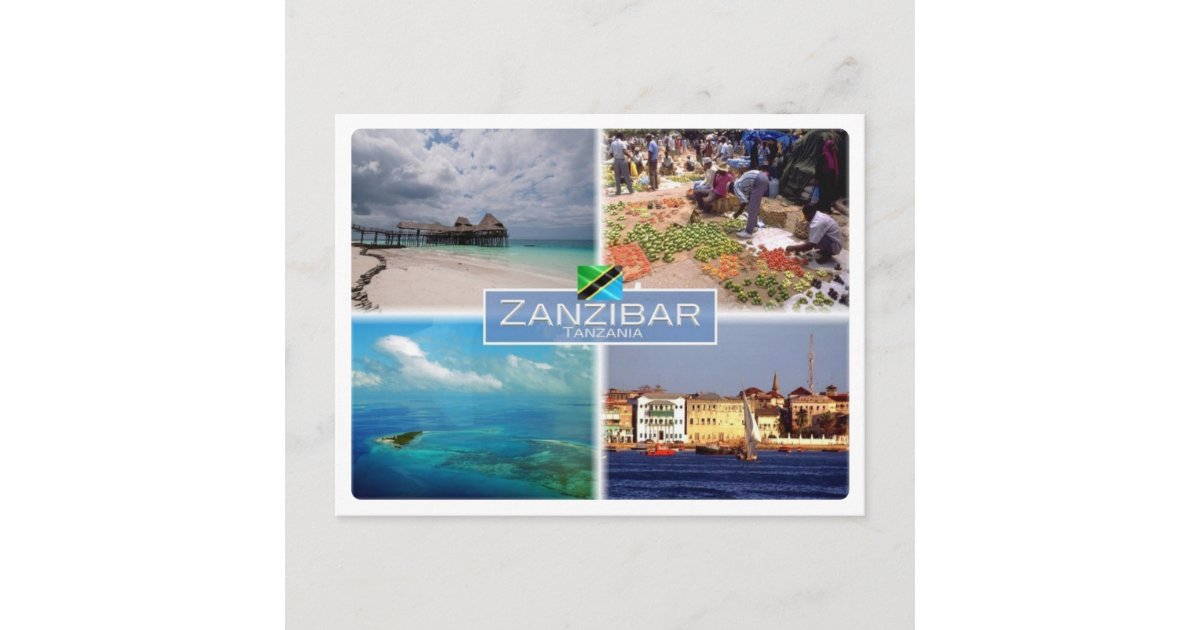 TZ - Tanzania - Zanzibar - Postcard | Zazzle